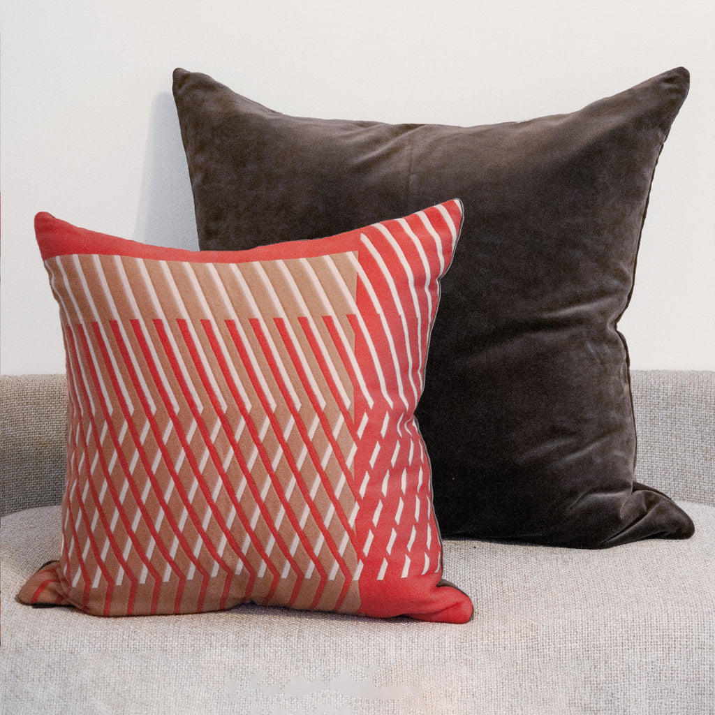 Solid Velvet Large Cushion and Decorative Pillow Set | Elision Set ...